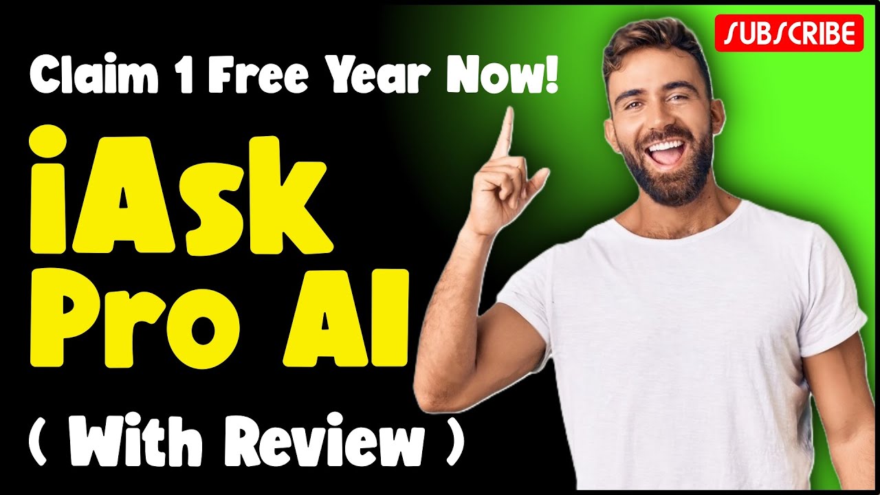 Claim iAsk Pro AI FREE 1-Year Subscription: Advanced AI Search, Summary ...
