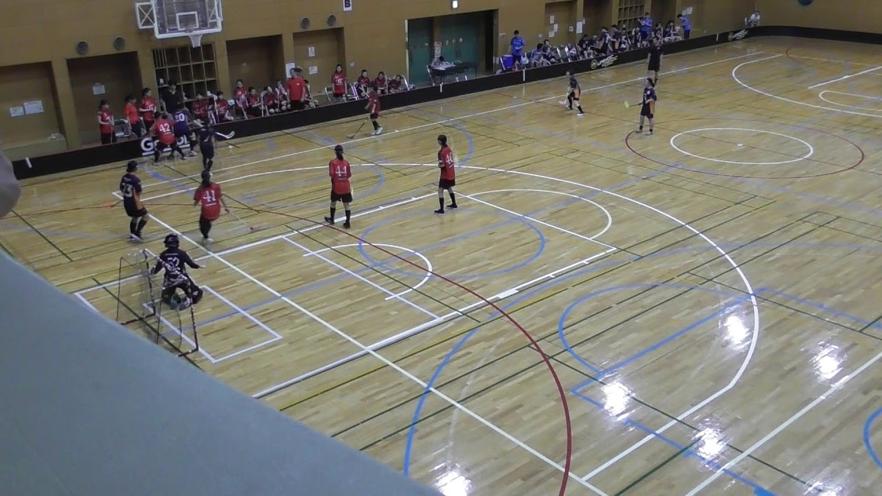 2019 Women's Japan Floorball League 調布ﾀﾞｯｸｽ vs 駿河台大学 - YouTube