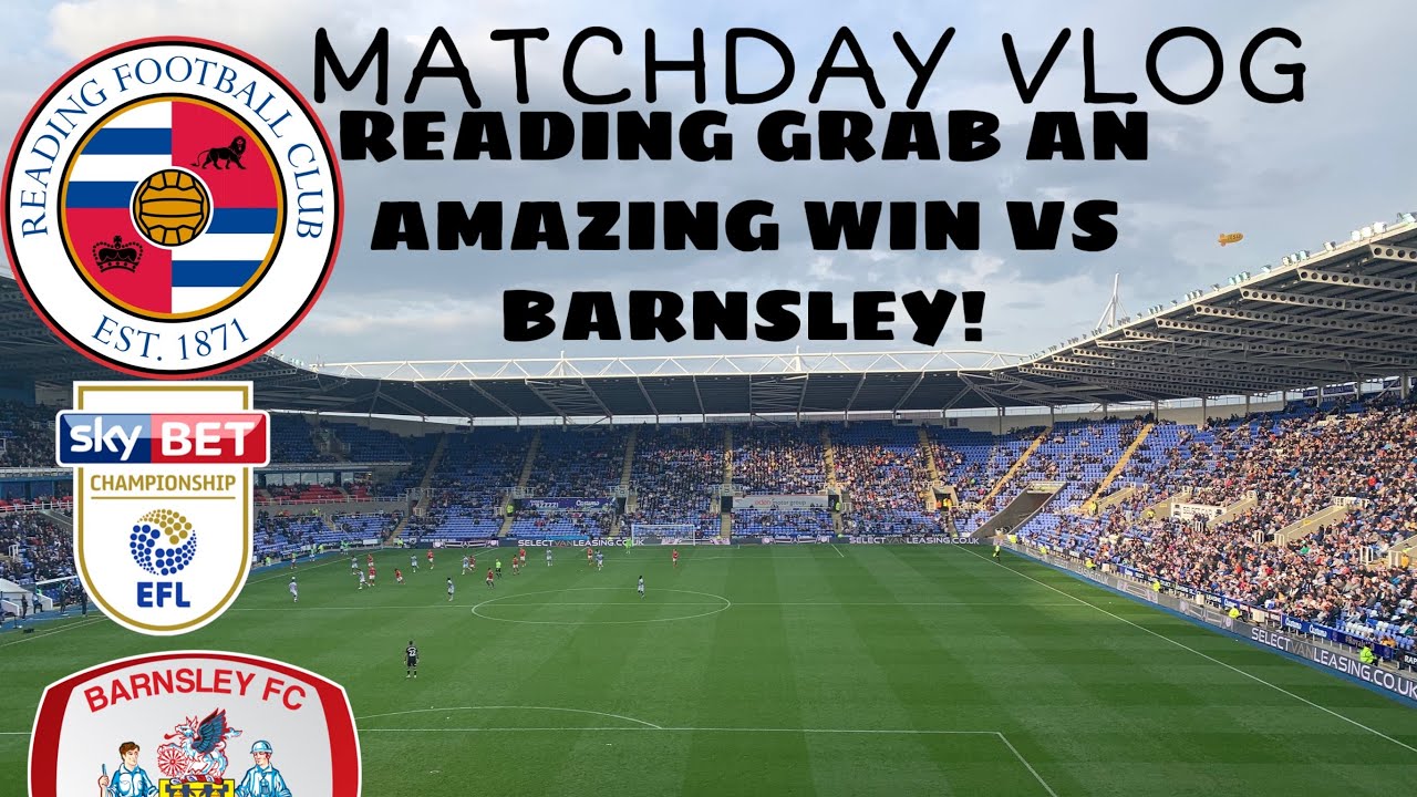SCENES AS READING GRAB AN AMAZING WIN VS BARNSLEY. READING VS BARNSLEY ...