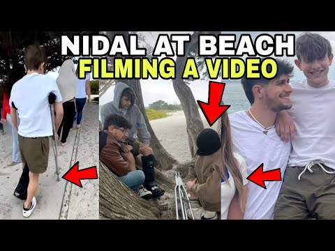 Nidal Wonder IS NOW at BEACH FILMING A YouTube VIDEO w/ Salish Matter ...