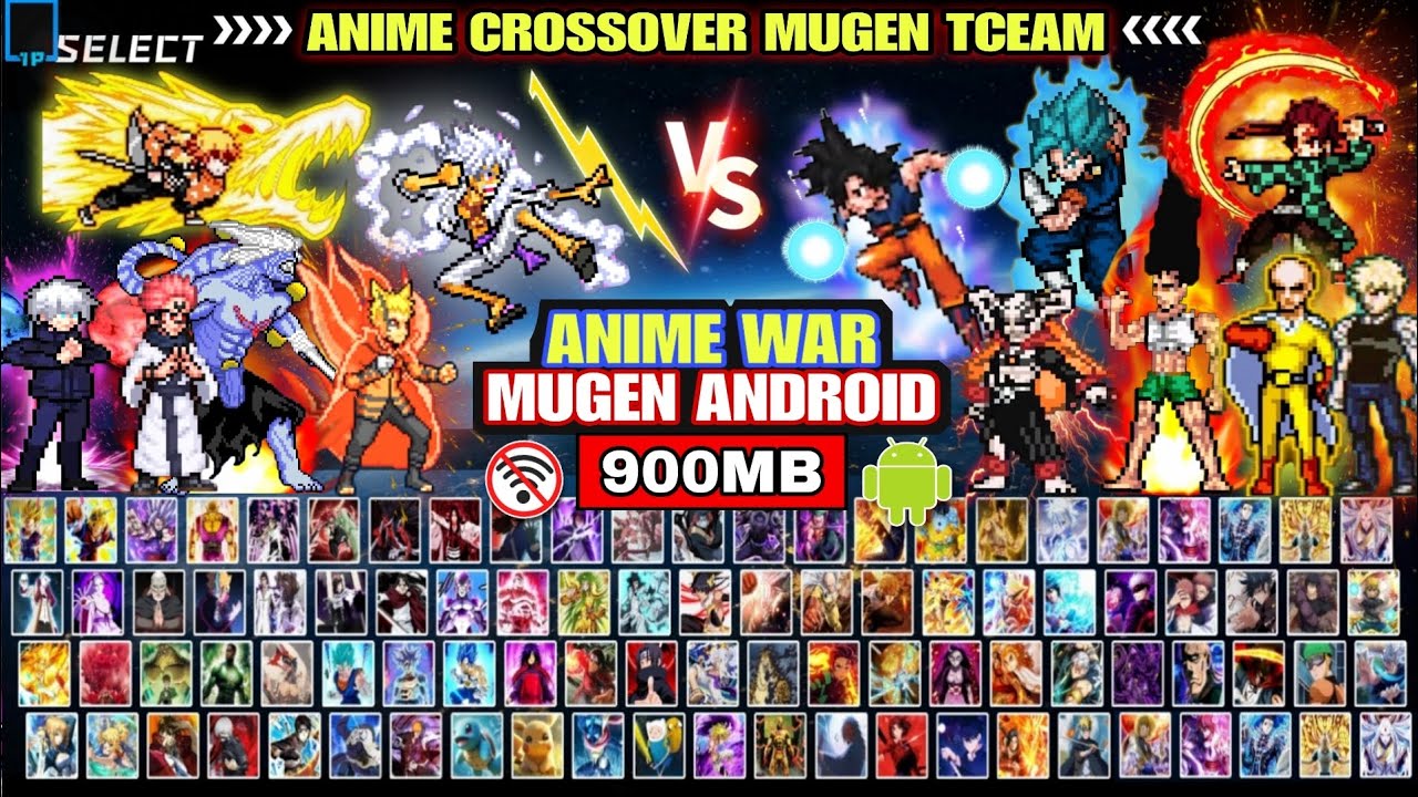 NEW UPDATE!! ANIME CROSSOVER MUGEN TCEAM ANDROID (LATEST CHARACTERS ...
