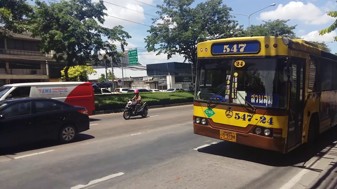 Singapore Benz Bus Route 547 Bangkok「547-24」 - YouTube