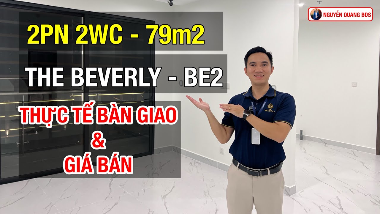 THE BEVERLY | Căn 2PN 2WC toà BE2 vừa bàn giao DT 79m2 cao cấp nhất ...