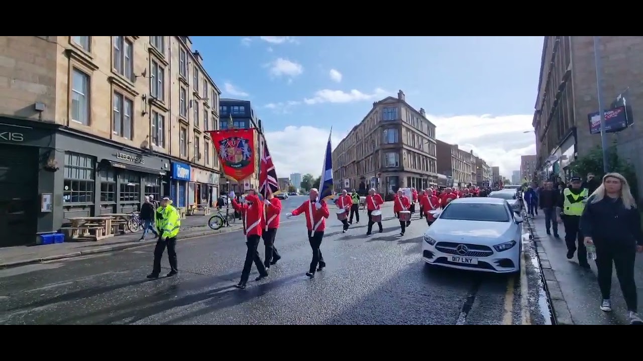 Partick murray branch Glasgow clubs abod annual parade 2022 - YouTube