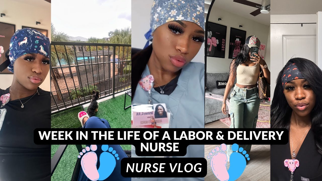 WEEK IN THE LIFE OF A LABOR & DELIVERY NURSE | Pickle ball time, hang ...