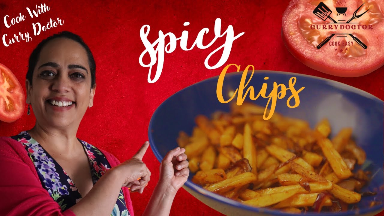 Spicy Chips | Curry chips | Spicy Fries | Easy Chips | Potato Fries ...