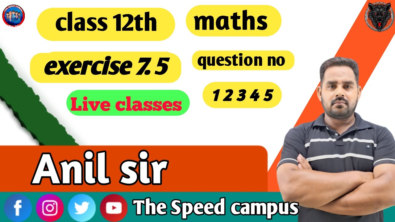 thespeedcampus math live classes - YouTube