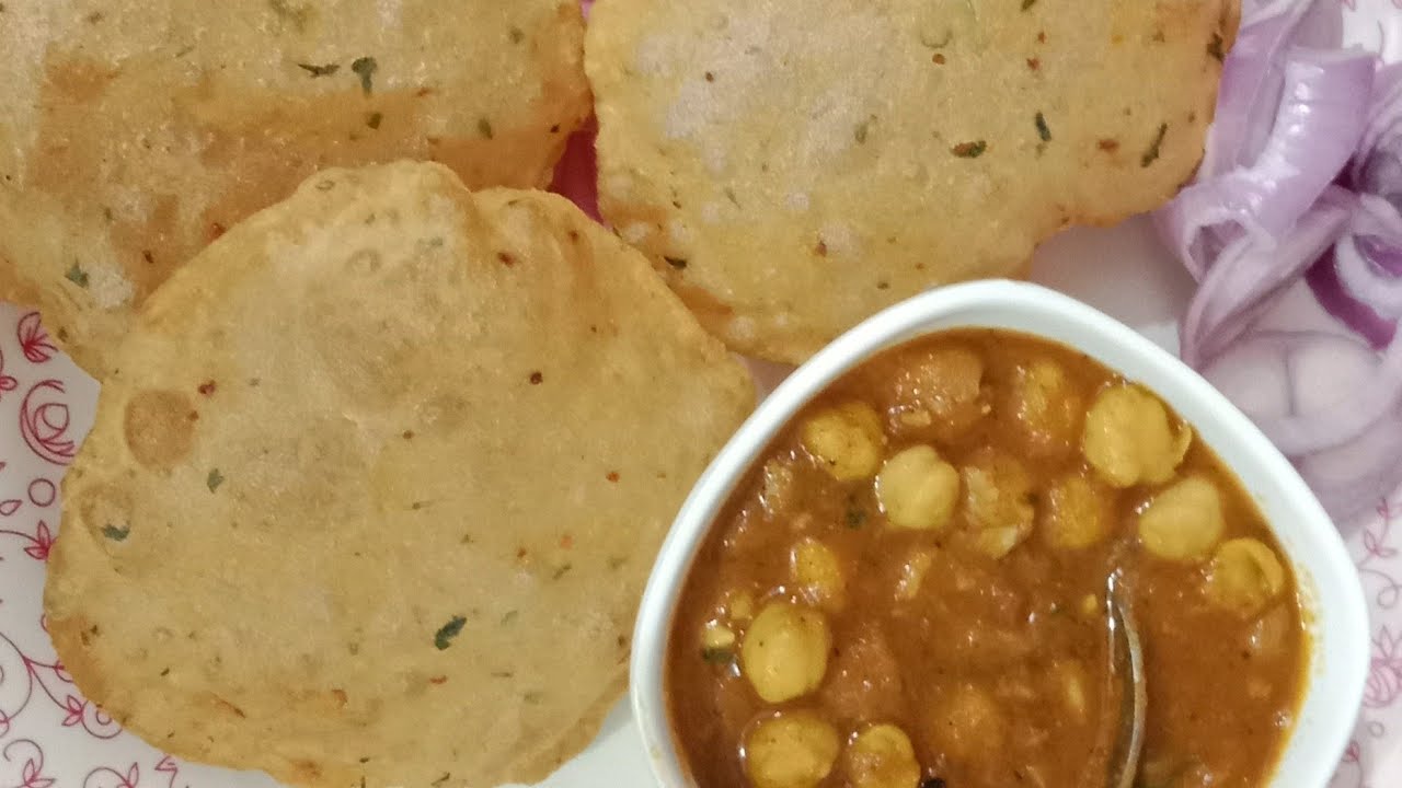 chole poori recipe । छोले पूरी रेसिपी - YouTube