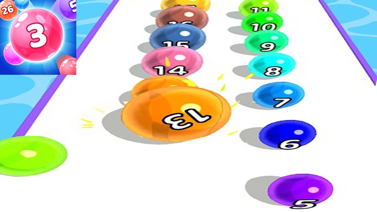 Marble Run 3D Game - Color Ball Race - gameplay walkthrough levels (16 ...