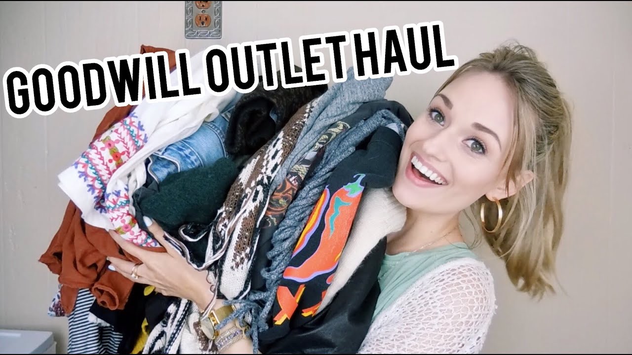 HUGE Goodwill Outlet (Bins) Haul - YouTube