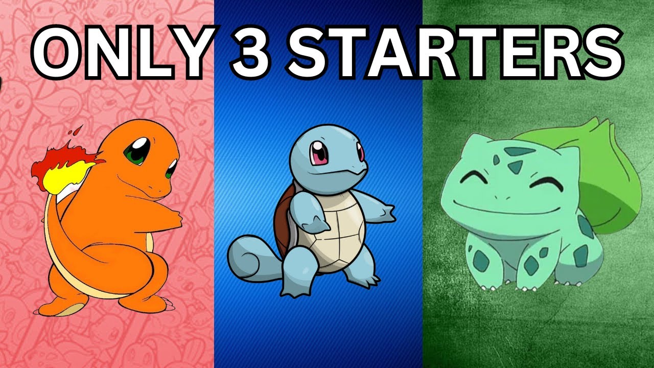 How Long Can ONLY 3 Starters Last (Pokerogue) - YouTube