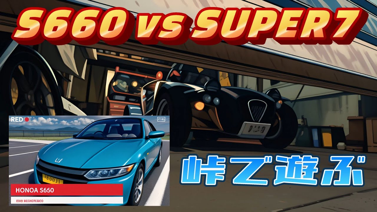 【HONDA S660 vs CATERHAM SUPER SEVEN R500】S660 車重830kg.64ps / SEVEN7 車重 ...