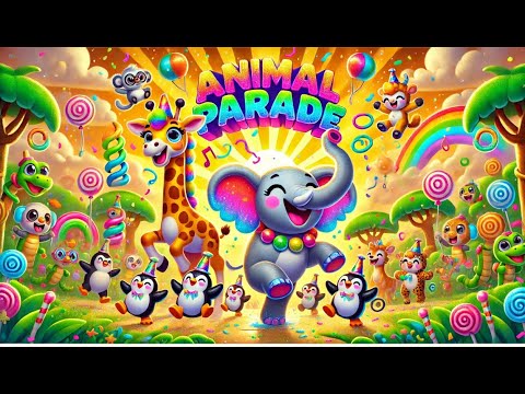 Animal Parade Song for Toddlers | Stomp, Hop & Sing-Along with Friendly ...