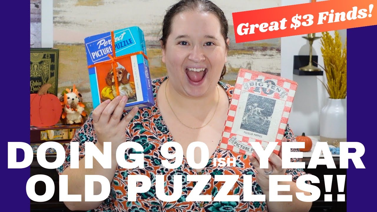 Let's Do Some Vintage Puzzles // Big 10 vs Perfect Picture Puzzle - YouTube