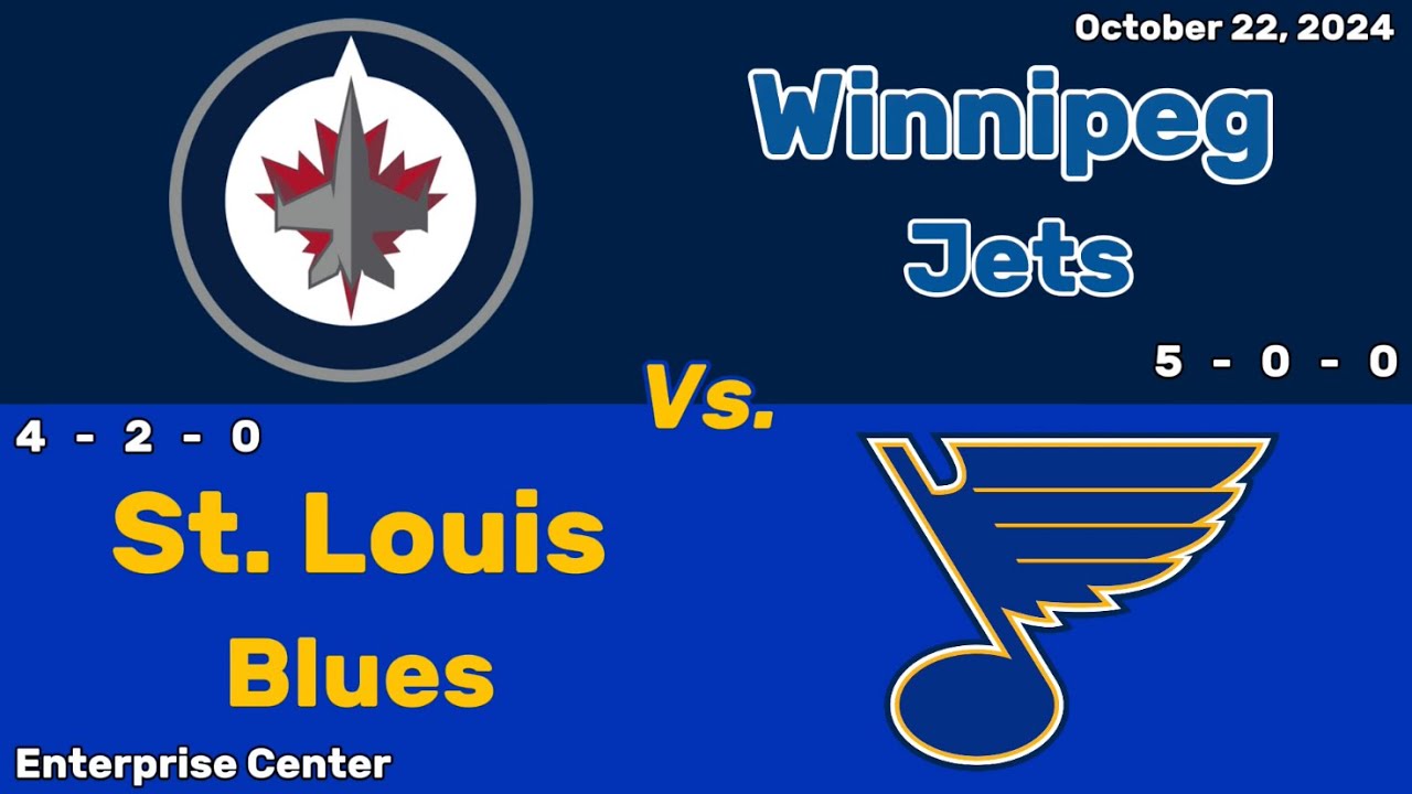 Winnipeg Jets vs St. Louis Blues | October 22, 2024 | All Goals - YouTube