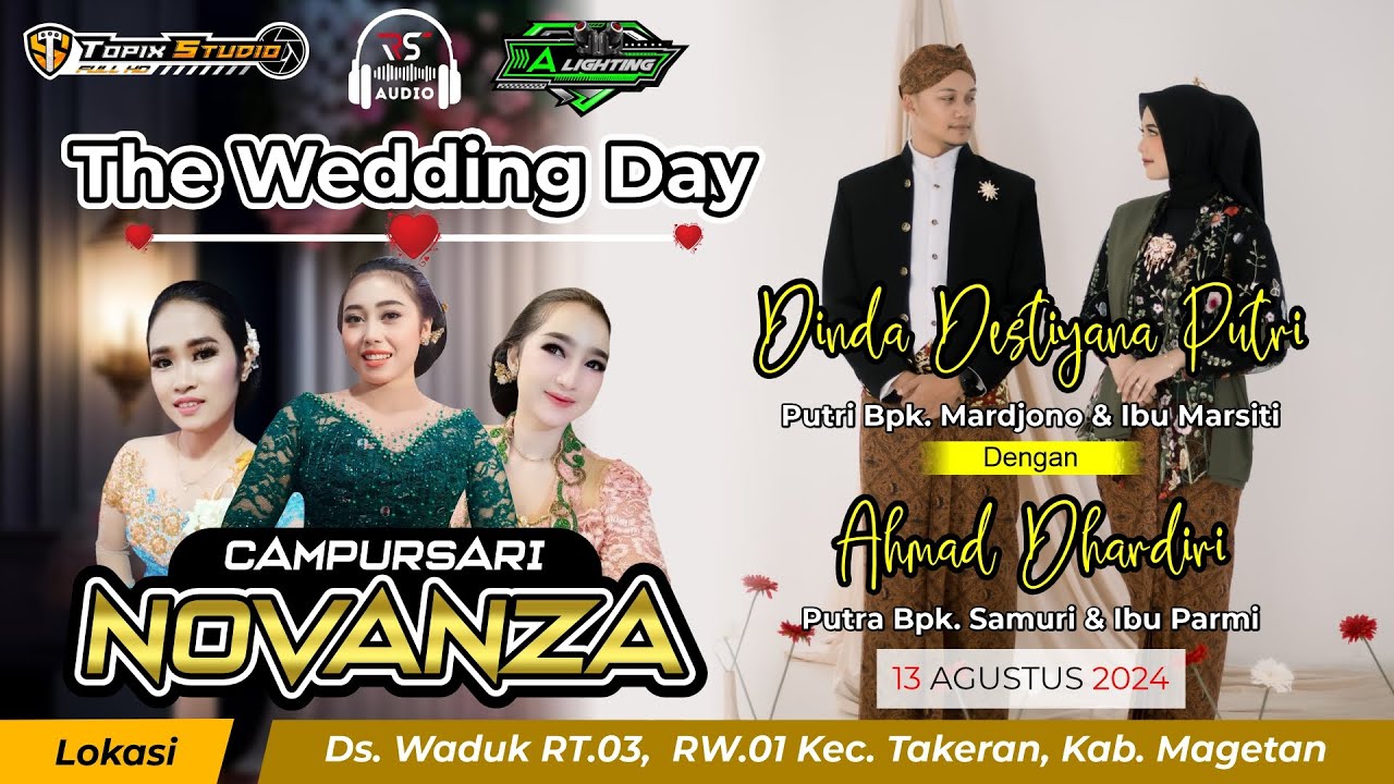 03 LIVE TOPIX STUDIO WEDDING | DINDA & AHMAD | CS NOVANZA | RS AUDIO ...