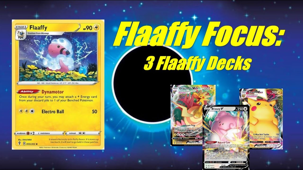 Three Flaaffy Decks: Dracozolt VMAX, Blissey V and Pikachu VMAX - YouTube