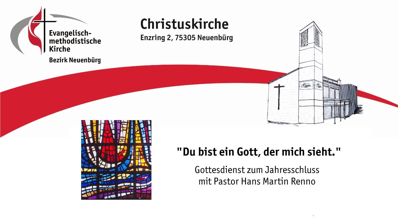 "Du bist ein Gott, der mich sieht." - Gottesdienst zum Jahresschluss ...