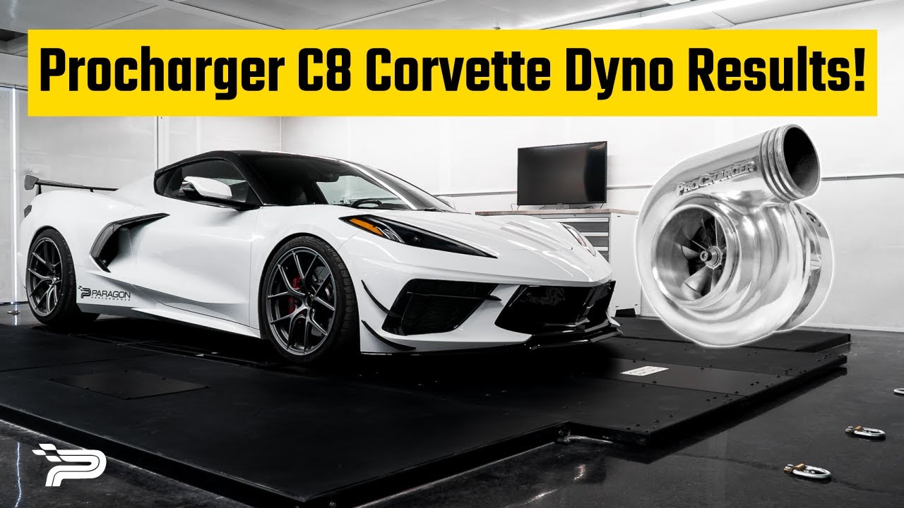 Procharger Supercharger C8 Corvette Dyno Results! - Paragon Performance! - YouTube