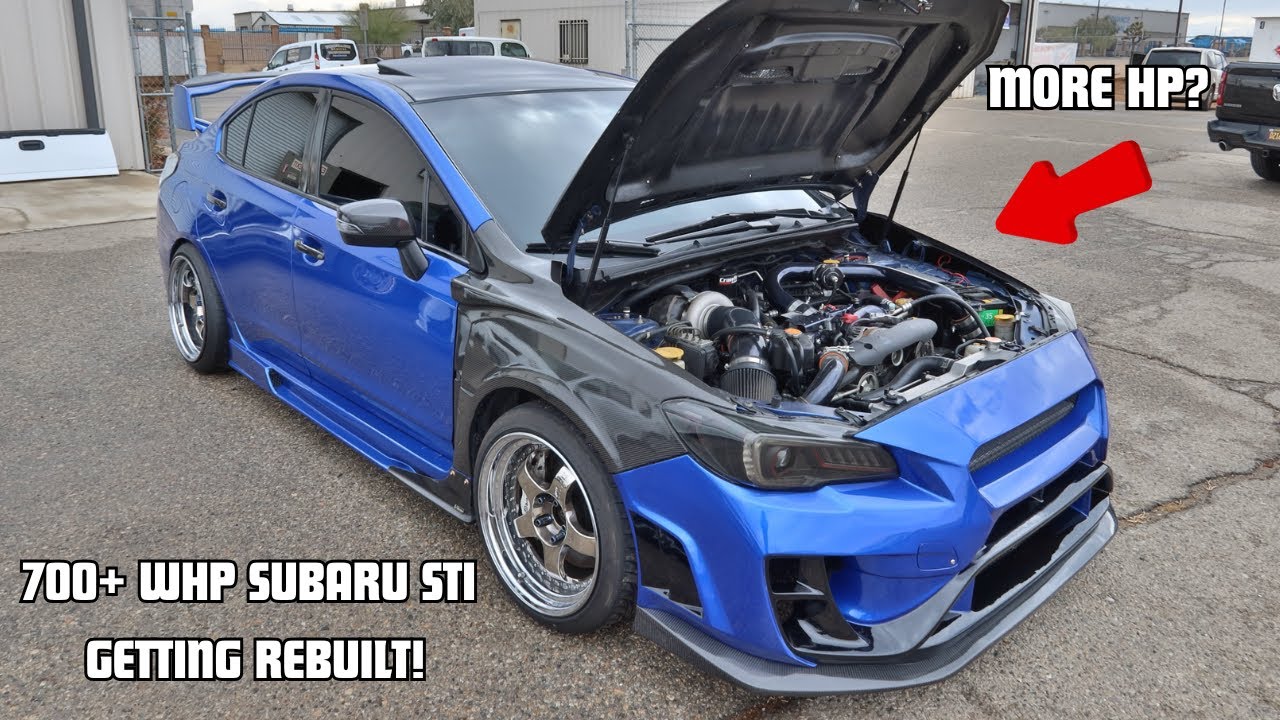 700+ WHP SUBARU STI GETTING REBUILT | TAKING MY 370z NISMO TO A CAR ...