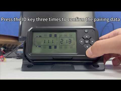 EGQ TPMS Product demonstration（Product pairing and TPMS alarm function ...