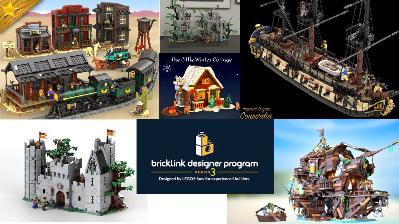 Bricklink Designer Program Series 3 ! Vote Now! - YouTube
