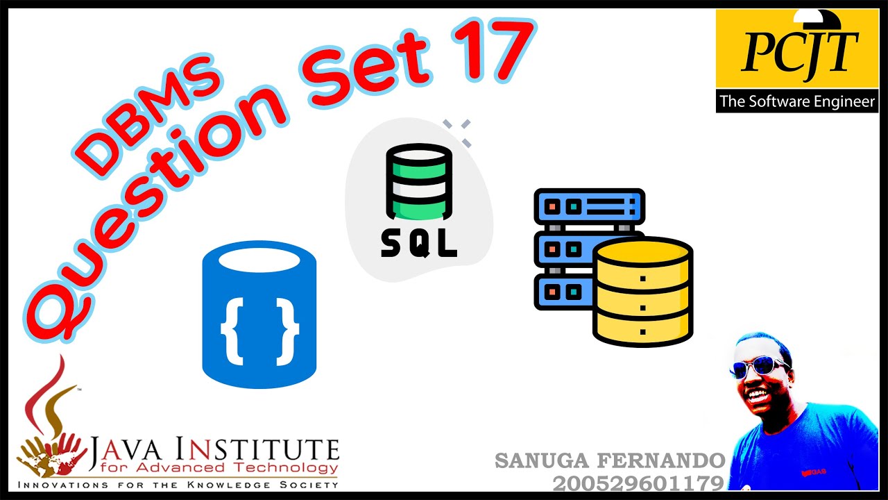 Question set 17 | DBMS Question Series | Java Institute - YouTube