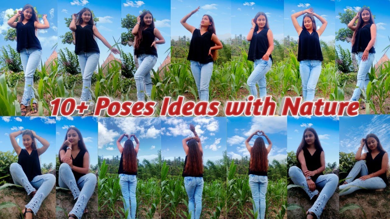 10+ Poses Ideas with Nature | Nature Photography Ideas | Instagram ...