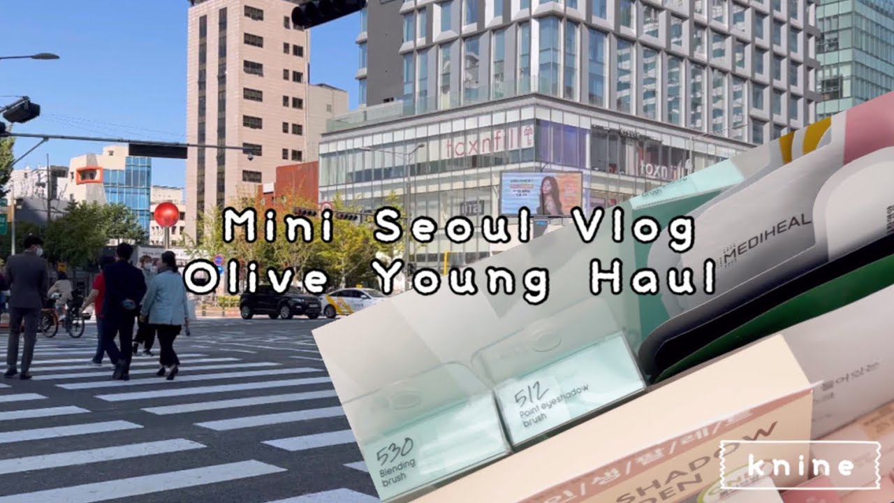 Mini Seoul Vlog | Olive Young Haul - YouTube