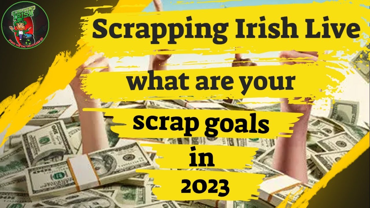 Scrapping Irish Live what are your scrap goals for 2023 - YouTube
