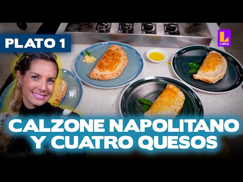 Video: Plato 1: Calzone de 4 quesos y Calzone Napolitano | El Gran Chef Famosos por Latina ...