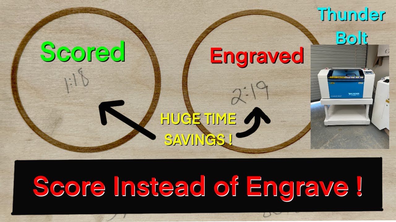 Score it, and it looks like Engraving (Saves 45-50% of process time ...