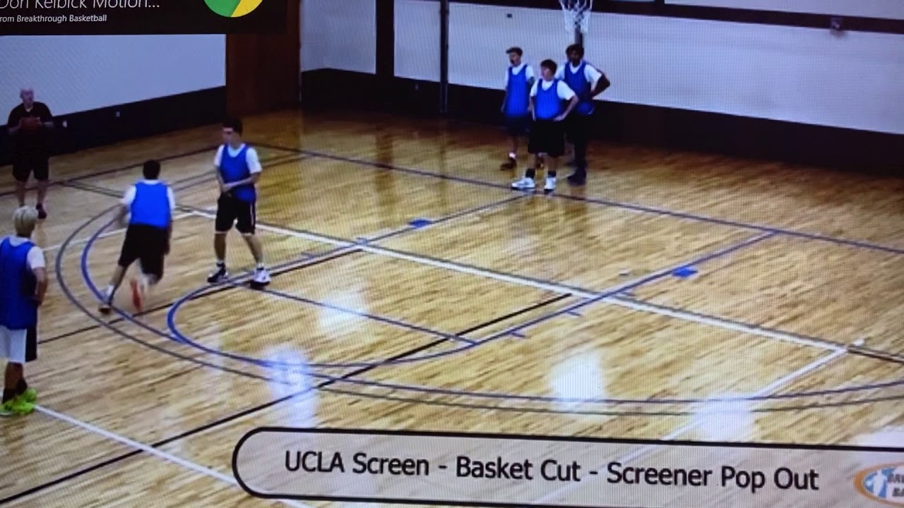 UCLA Screen - Screener Jump Shot - YouTube