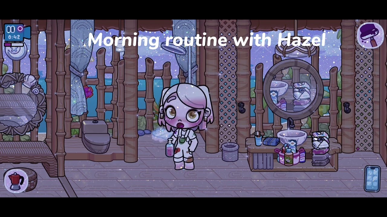 Mourning routine with Hazel - YouTube