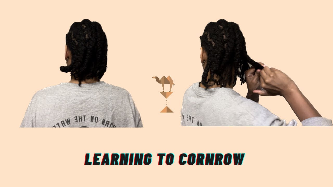 Learning to Cornrow on Microlocs | Beginner - YouTube