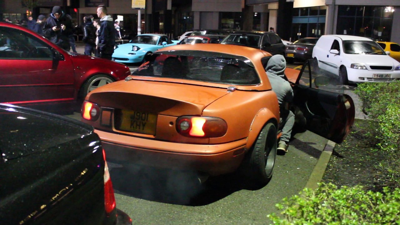 Mazda MX-5 - Miata Flames - YouTube