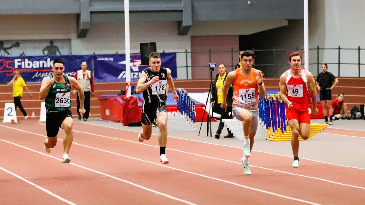 60m Men, FINAL, 52 International Meeting Akademik, 2023 - YouTube