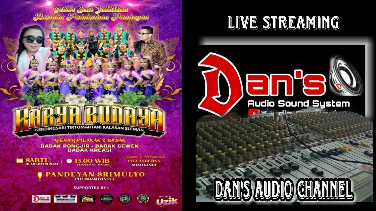 KARYA BUDAYA Pandean Srimulyo Piyungan Banyul By Dan's Audio - YouTube
