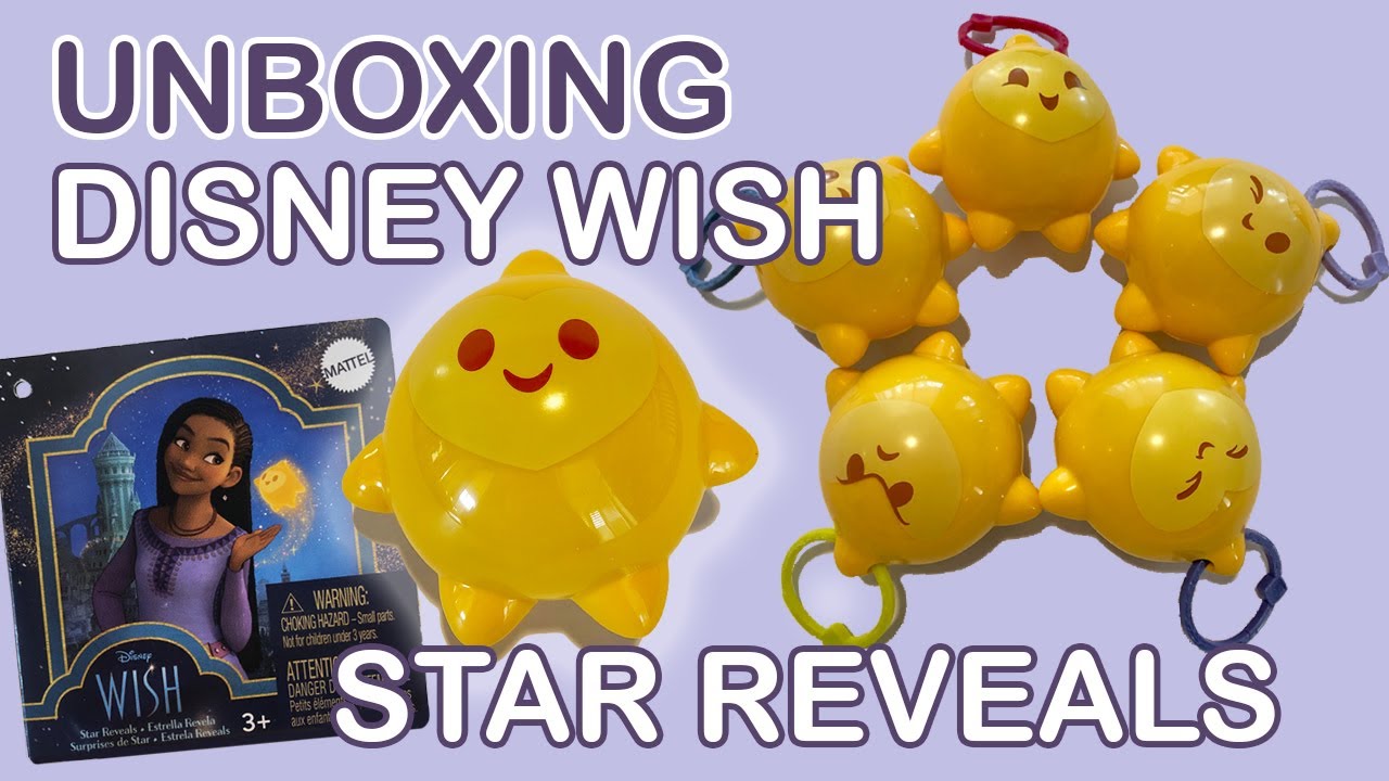 Unboxing Disney Wish Star Reveals - YouTube
