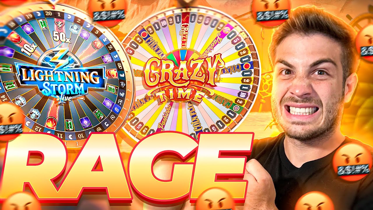 CRAZY TIME & LIGHTNING STORM MADE ME RAGE!! - YouTube