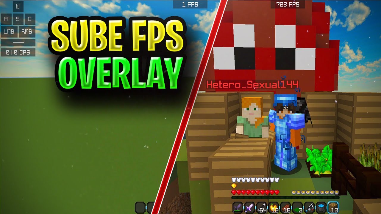 🔥el Mejor Overlay Pack Para Minecraft 1 8 Sube Fps Al Maximo🚀🔥 Youtube