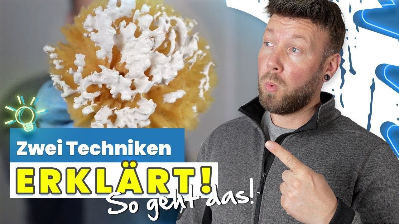 DIY: Wickel- & Tupf-Technik für ANFÄNGER! Die klassische Wandgestaltung ...