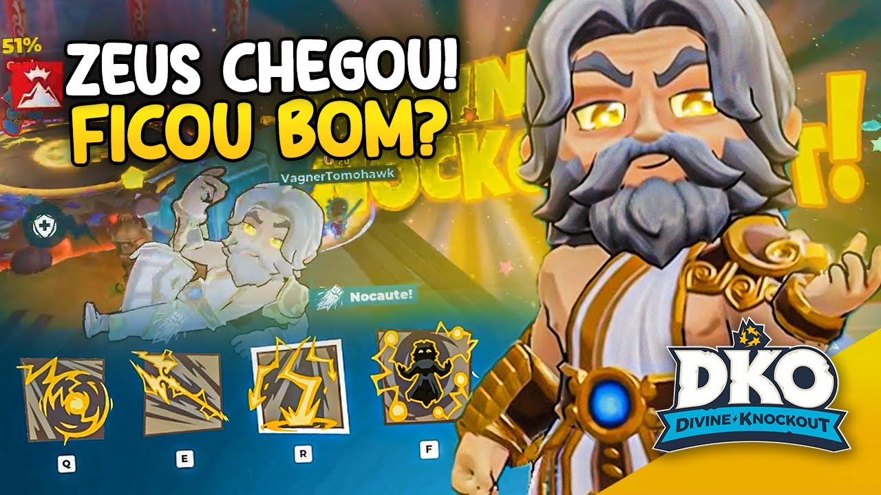 ZEUS É MUITO FORTE!? - Divine Knockout (DKO) - YouTube