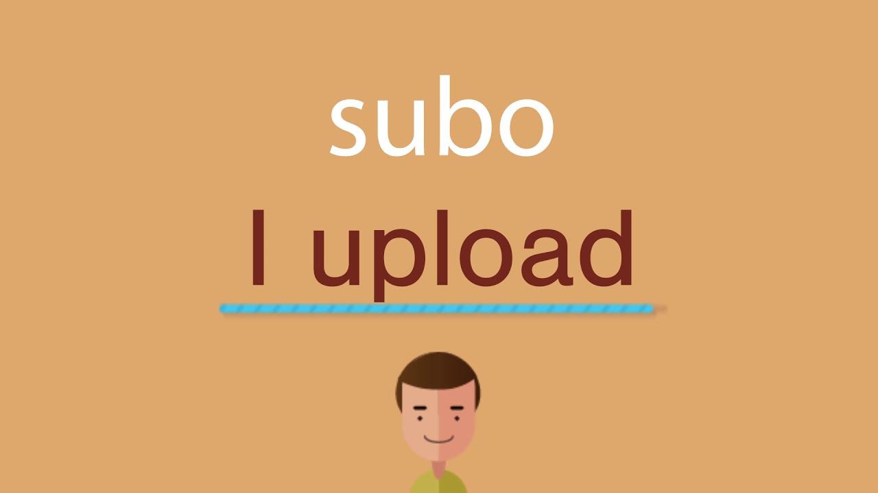 Cómo se dice subo en inglés - YouTube