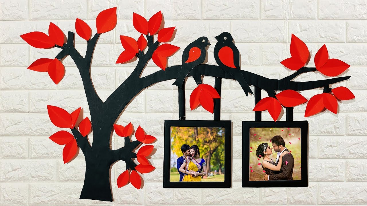 Amazing Tree Photo Frame | Paper Photo Frame Making Idea | New Idea For ...