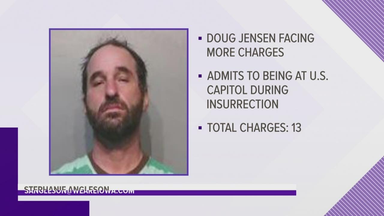 Doug Jensen indicted on 7 charges in US Capitol riot in superseding ...