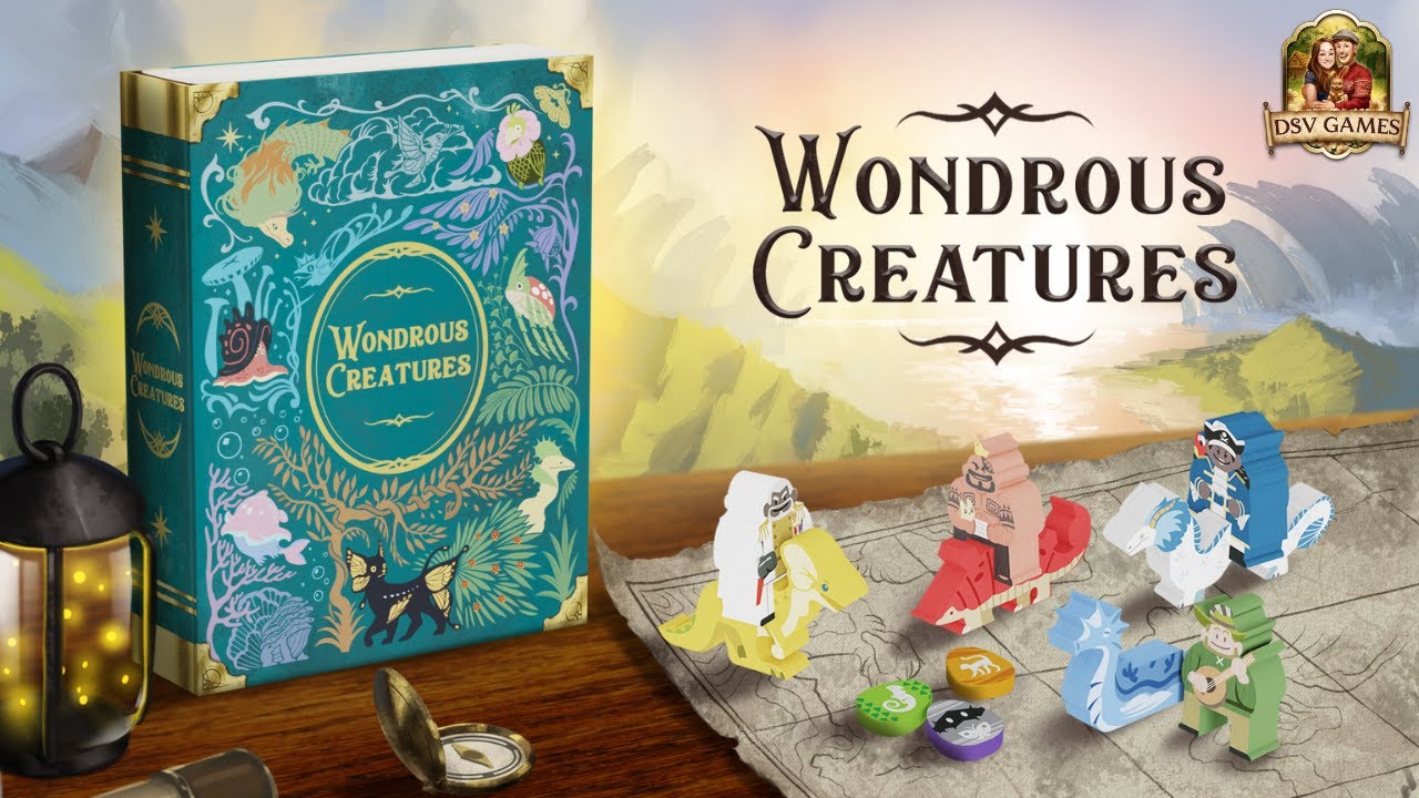 Wondrous Creatures bordspel 🦉🐡 Teaser (NL) - YouTube