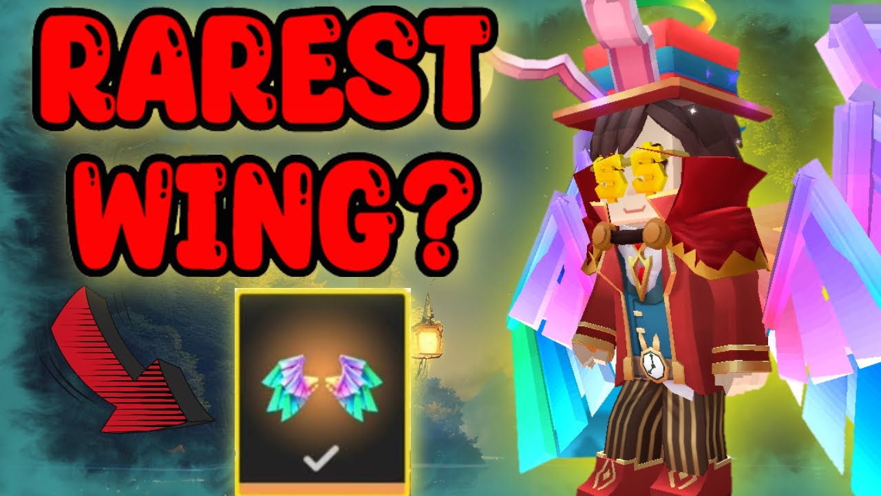 Rarest Item Of Whole Blockman Go 🥶🔥|| Playing In Rainbow Wing Account ...