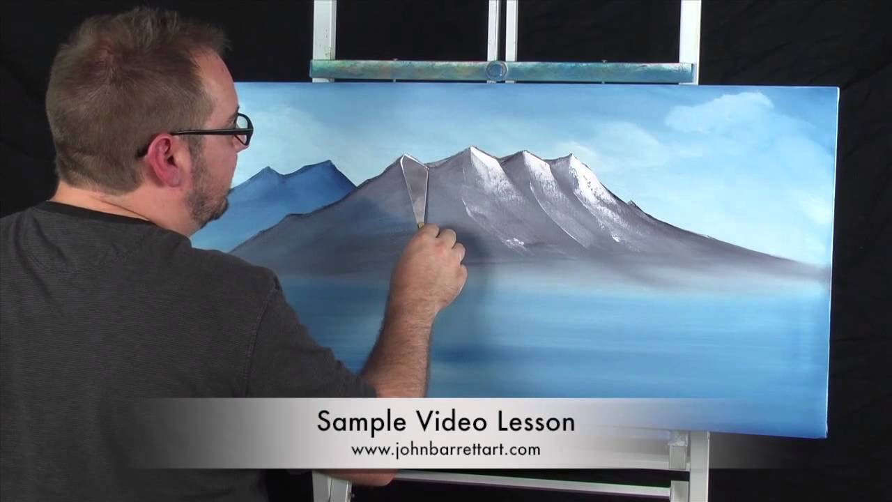 Mountain Lake Sample Video Lesson - YouTube