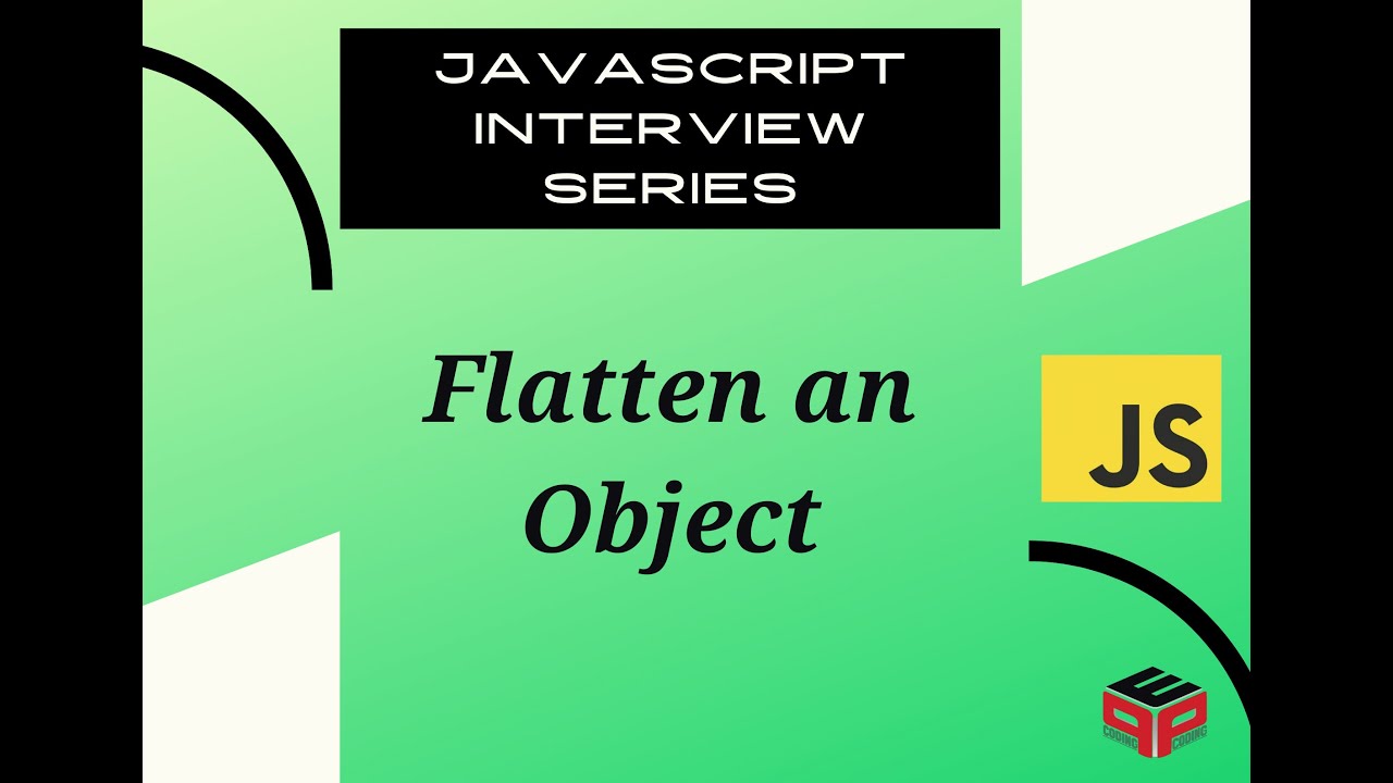 Flatten an object - YouTube